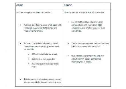 CSRD vs CSDDD: Where is the overlap? - Simply Sustainable